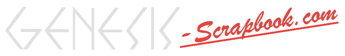 Genesis Scrapbook - Genesis Scrapbook